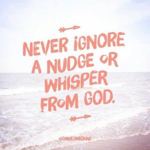 The Holy Spirit Nudge – Inspirational Christian Blogs